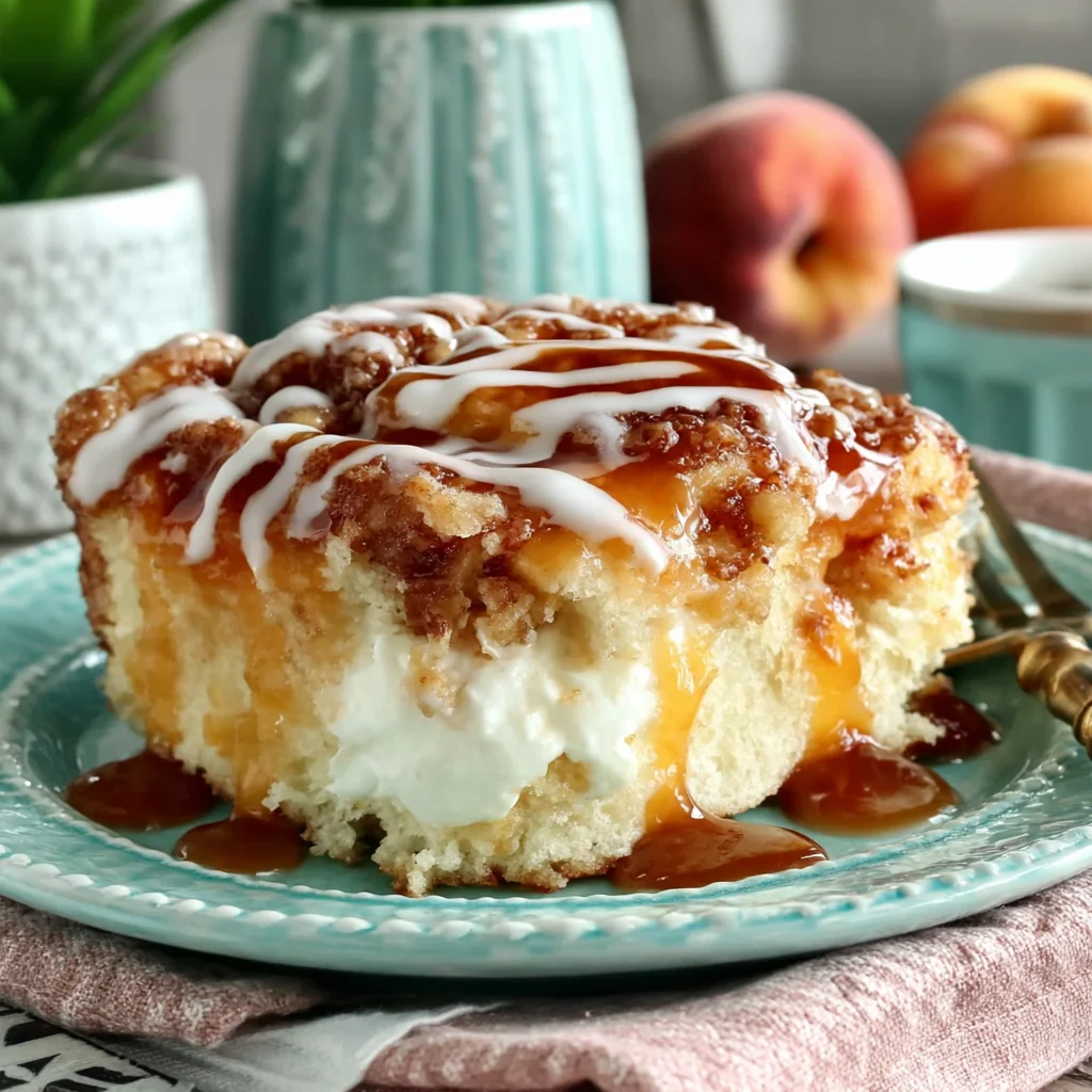 Peach Cobbler Cinnamon Rolls: A Heavenly Combination - chefboiardi.com